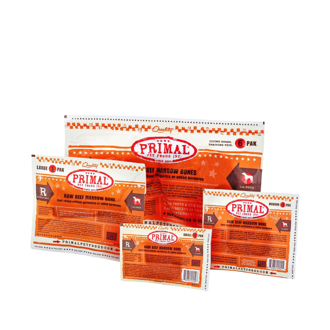 Primal Beef Bone Marrow | The Waggery - A Quality Pet Lifestyle